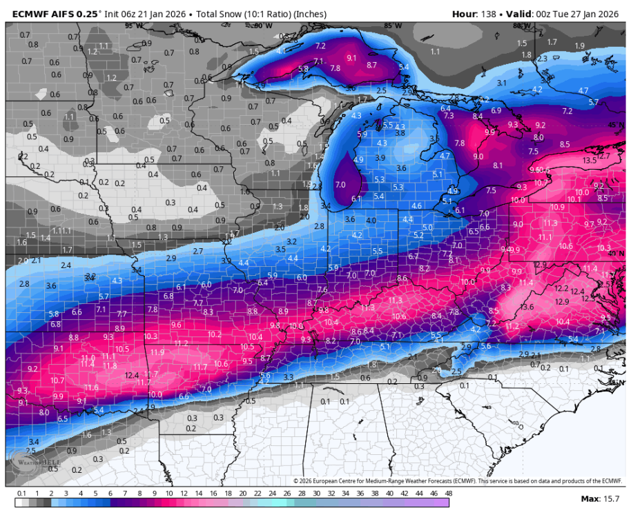 1/23 to 1/25 Major Winter Storm for Southern Plains - Page 6 - East of ...